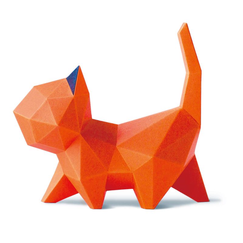 ORIGAMIPLANET 3D Origami Paper Craft Kit, Walk Kitten Cute DIY Pre-Cut ...