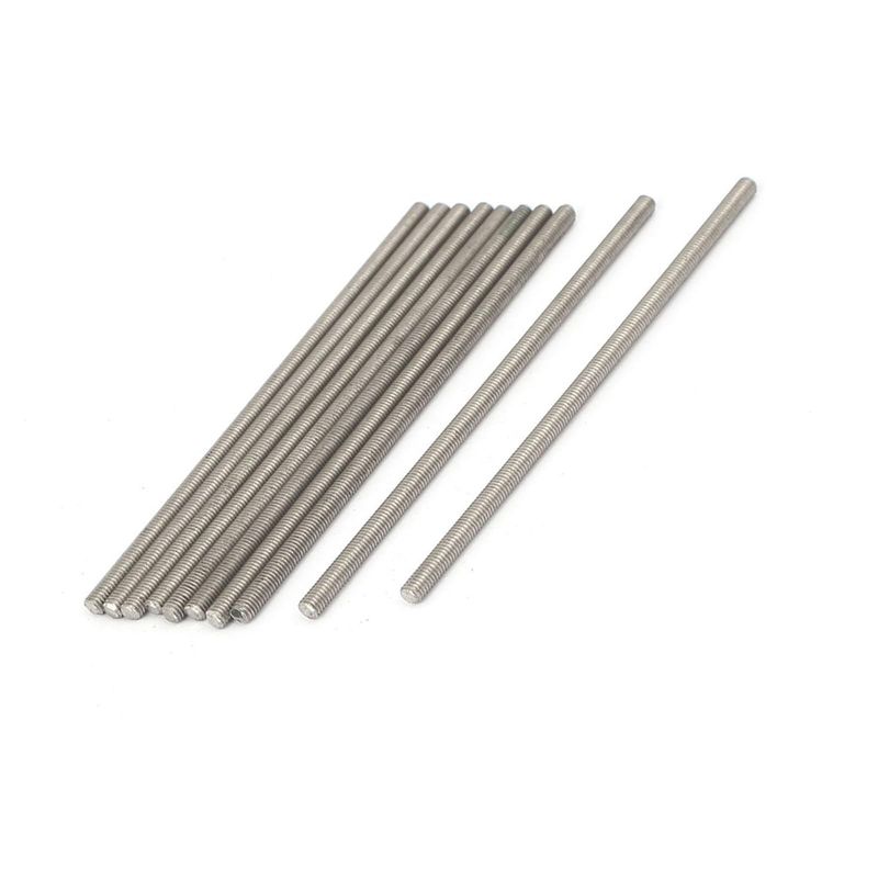 TA-VIGOR 10Pcs M4 x 70mm Fully Threaded Rod, 304 Stainless Steel ...