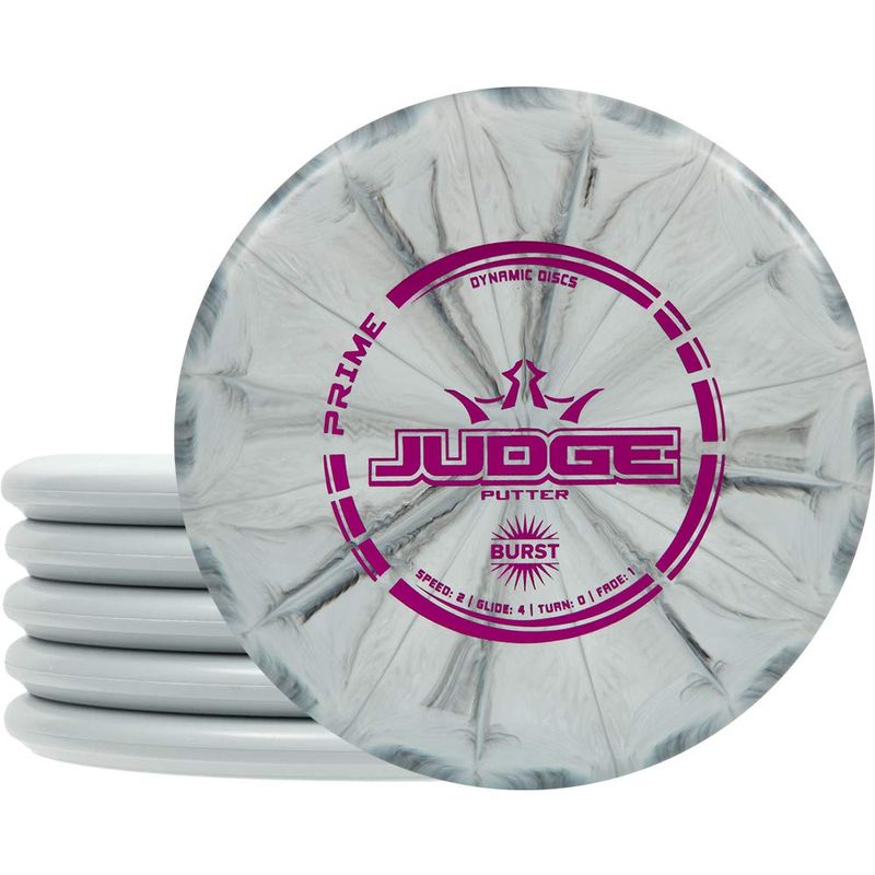 D.D DYNAMIC DISCS Judge Disc Golf Putter Five Pack | Prime Burst Judge ...