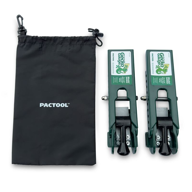 PacTool SA9031 Gecko Gauge Siding Mounting Kit With Pouch - For Use ...