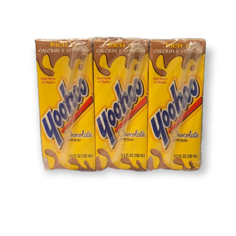 Yoohoo Chocolate Drink Rich In Calcium & Vitamin D 6.5 Oz. Pack Of 6 ...