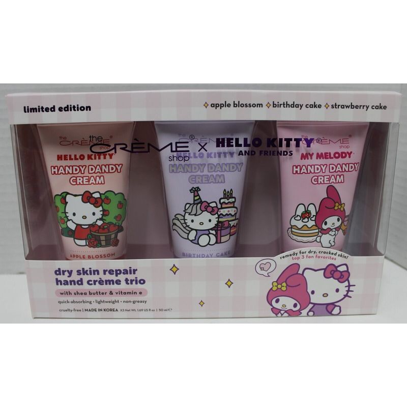 hello kitty & friends x the creme shop - dry skin repair hand creme ...