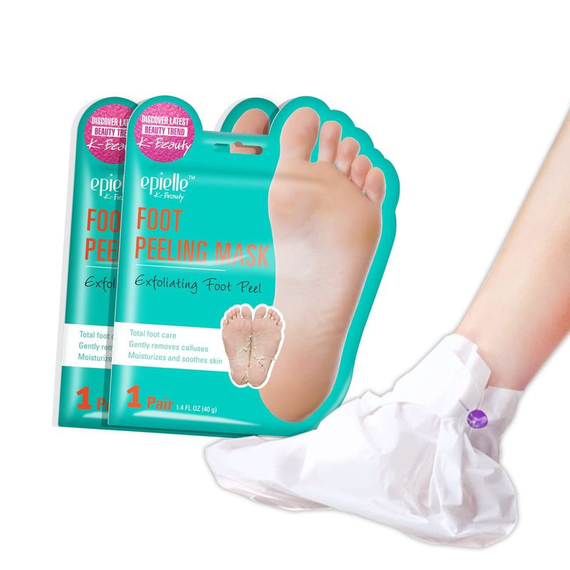 Epielle-Foot Peel Mask - 2 Pack - For Cracked Heels, Dead Skin ...