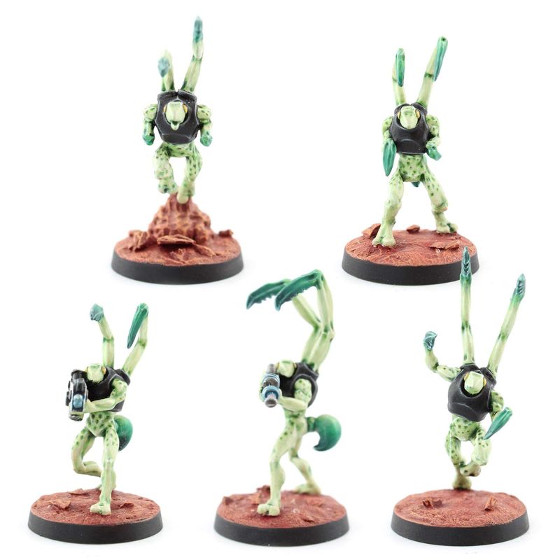 War World Gaming Sci-Fi Miniature Alien Mantids Full Set – 28mm Heroic ...