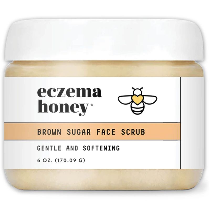 ECZEMA HONEY Brown Sugar Face & Body Scrub - Bath Scrub for Dry Skin ...