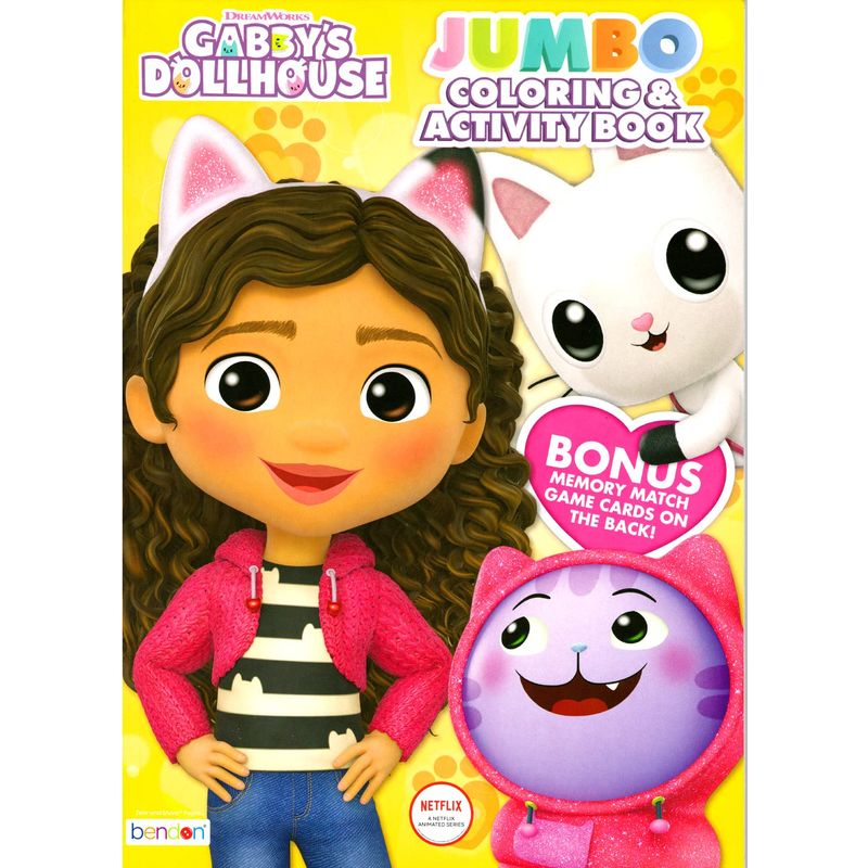 Gabby's Dollhouse Coloring Books Set for Girls - Bundle with Imagine ...