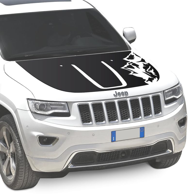 Benini Design Studio Hood Blackout Decal Racing Stripes Compatible with ...