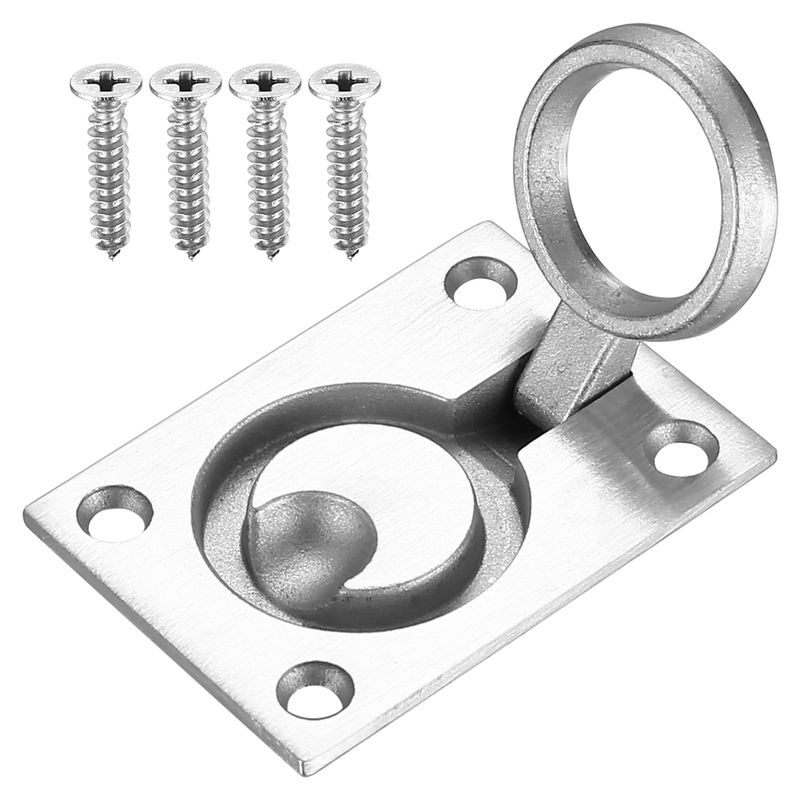 ANBEEISS Flush Ring Pull Handles, Stainless Steel Recessed Flush Ring ...