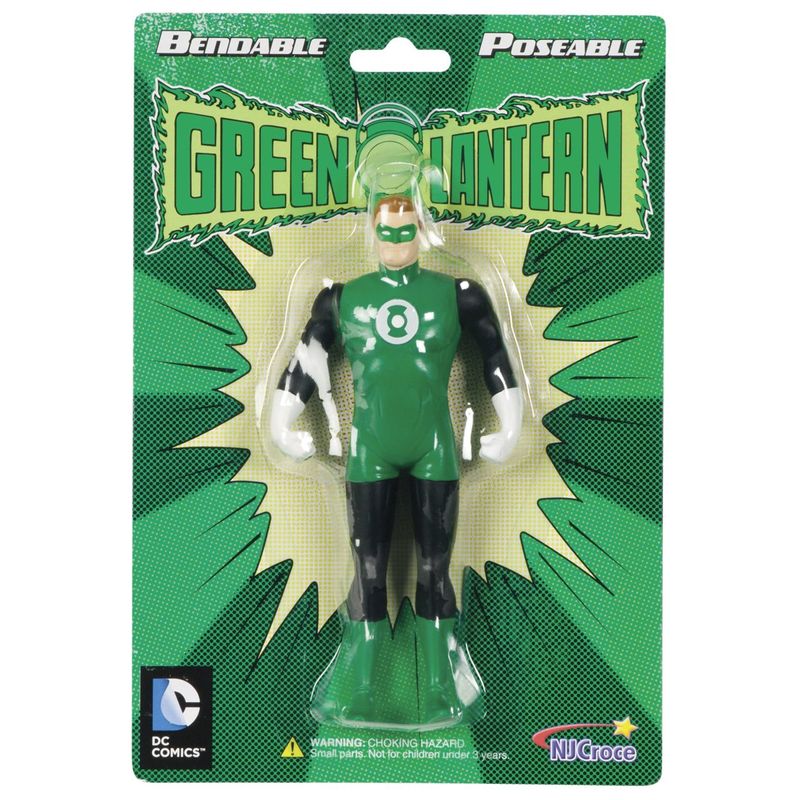 NJ Croce Green Lantern Bendable Figure - Online Marketplace - EveryMarket