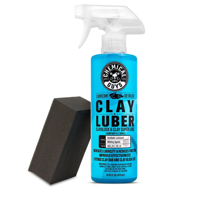 Chemical Guys CLAY_BLOCK_KIT Clay Block V2 and Clay Luber, Clayblock ...