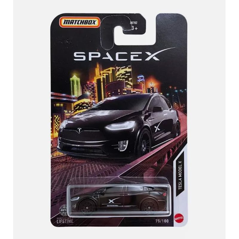 Matchbox Tesla Model X SpaceX Crew Transport Vehicle, 1:64 Scale, Die ...