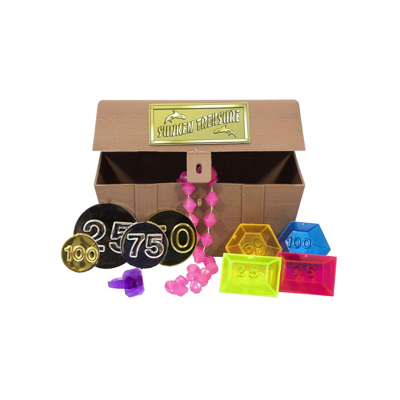 Swimline Titanic Themed Dive Toy Treasure Chest & Gems Combo Pack Catch ...