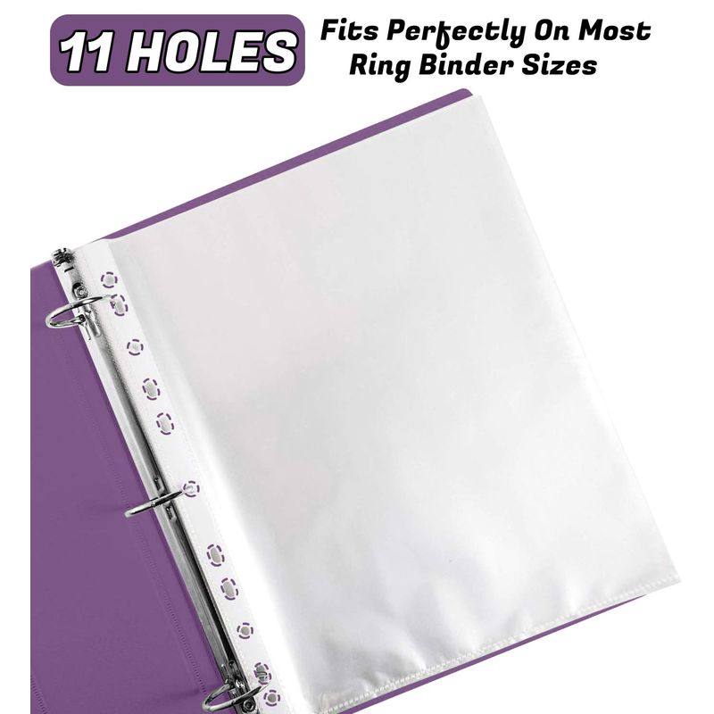 TENLITE 200 x A4 Clear Plastic Punched Pockets – Filing Wallets ...