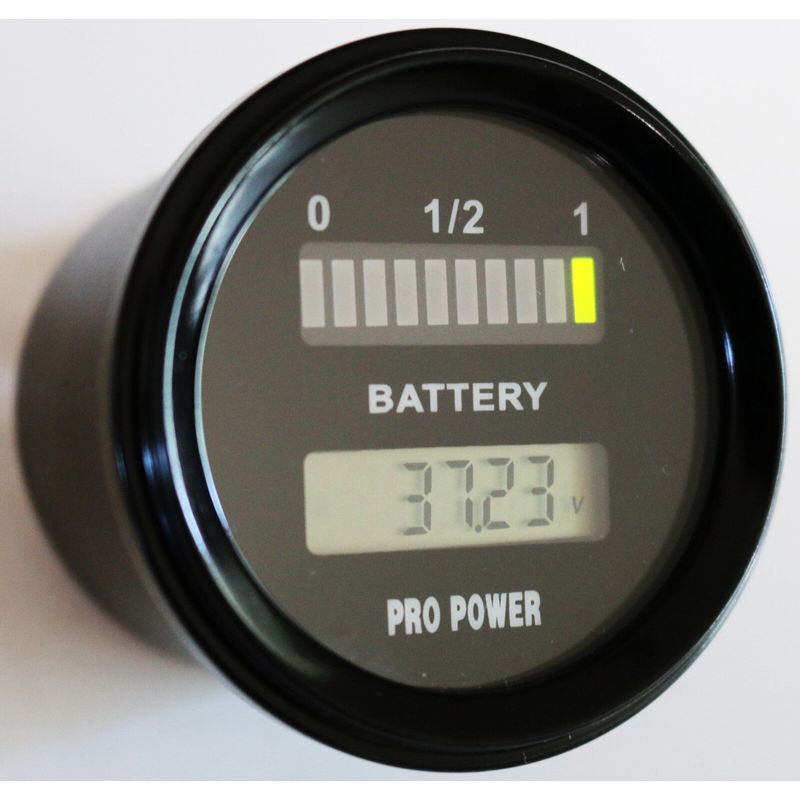 12 Volt LED Battery Indicator w/ LCD Volt Display Works On New Type ...