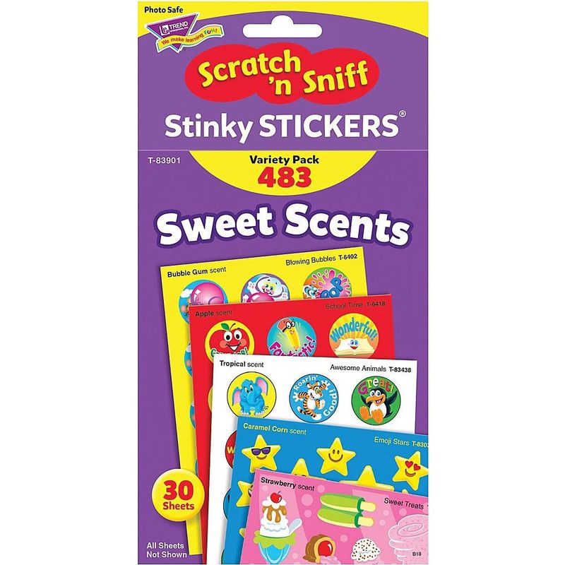 Trend Enterprises: Sweet Scents, Scented Scratch 'N Sniff Stinky ...