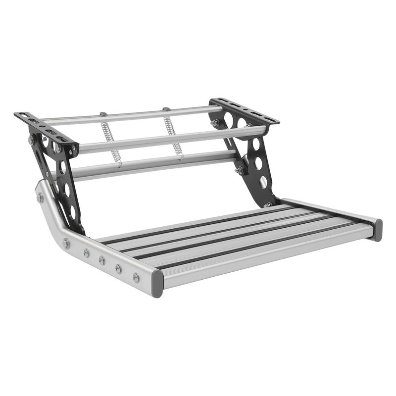 Folding RV Steps,Manual RV Stairs, Aluminum Alloy Folding Single Step ...