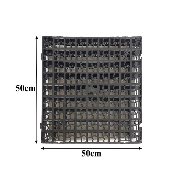 Pack of 10 / Grass Grid Black Plastic Paving Driveway Gravel Grid Turf ...