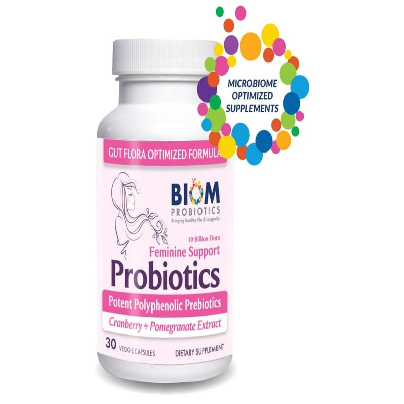 Biom Complete Feminine Balance Women'S Daily Probiotics + Prebiotics ...