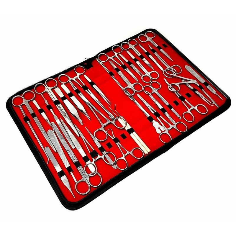 157 Pcs Minor Surgery Dissection Dissecting Student Kit Surgical Instruments - Online ...