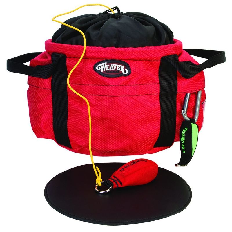 Weaver Leather Arborist Throw Line Bucket Bag , Red - Online Marketplace - EveryMarket