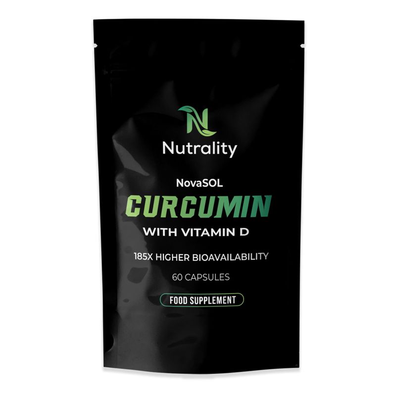 Nutrality Curcumin Turmeric Supplement 60 Vegan Liquid-Filled Capsules ...