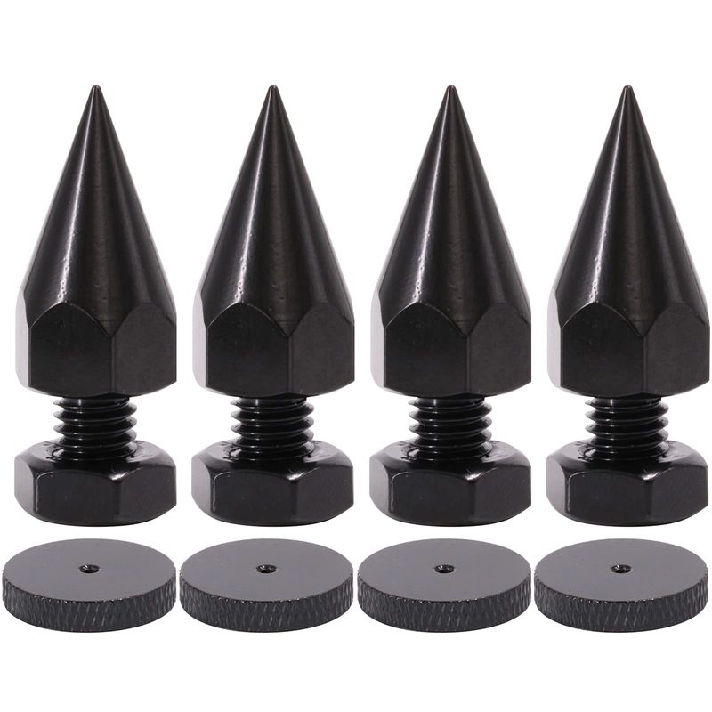 Flushbay 4 Pack Speaker Spikes Floor Protectors Adjustable Speaker ...