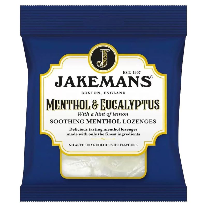 Jakeman Soothing Menthol Lozenges 73g Different Flavours (06 x 73g Bags ...