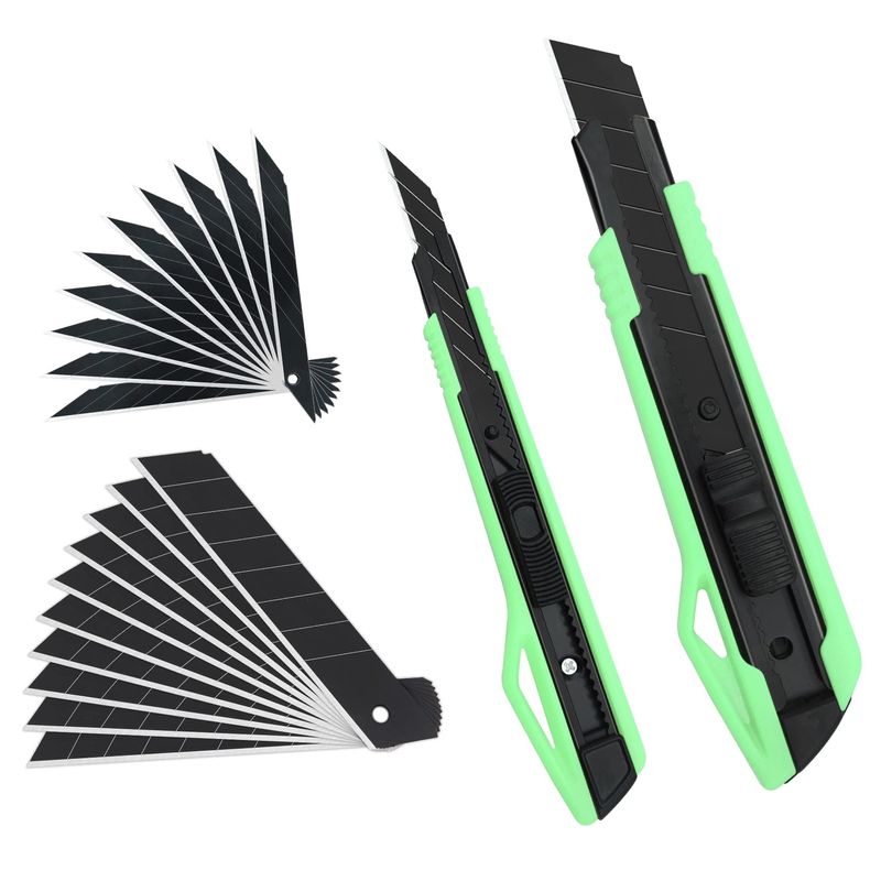 MANUFORE Set of 2 Cutter Knives 9 mm and 18 mm, 30 Degree Cutter Knife ...