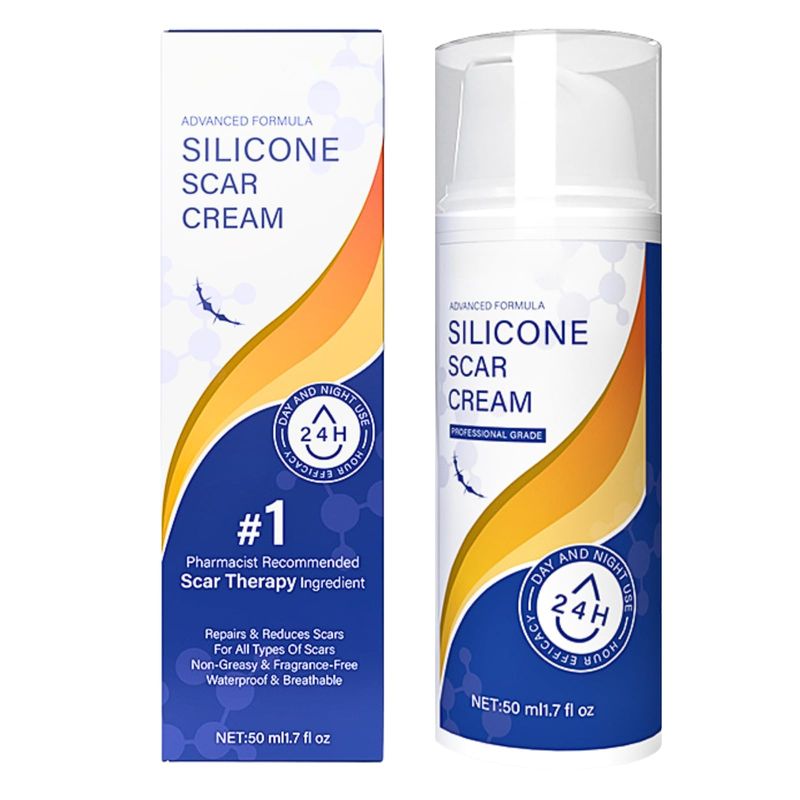 Advanced Silicone Scar Gel, Silicone Scar Removal Cream, Burn Scar Cream With Scar Healing ...