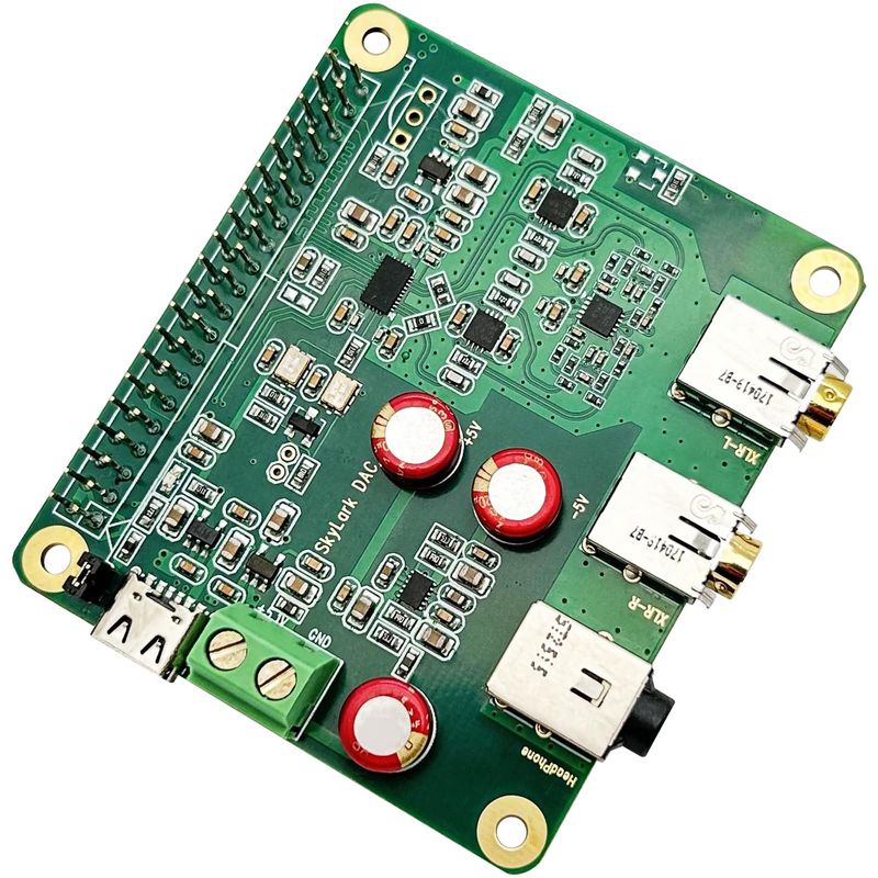 Raspberry Pi HiFi DAC Pro Hat ES9038Q2M Audio Card PCM DSD Lossless ...