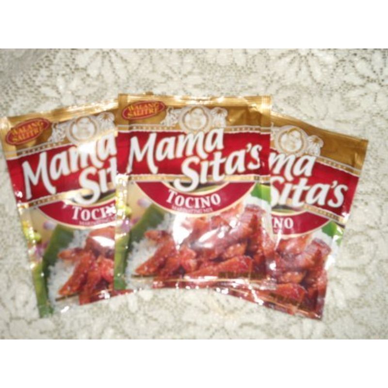 Mama Sita's - Marinating Mix - Tocino - 3 X 2.6 Oz. / 75 G - Product of ...