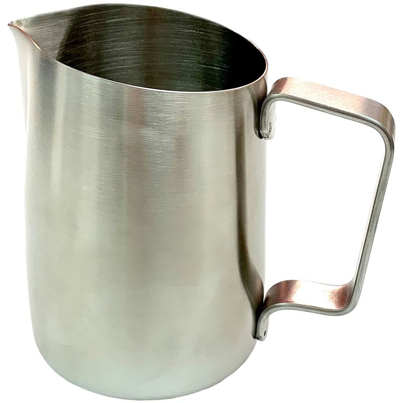 WPM HC7107ST Milk Pitcher, 15.9 fl oz (450 ml), Stainless Steel ...