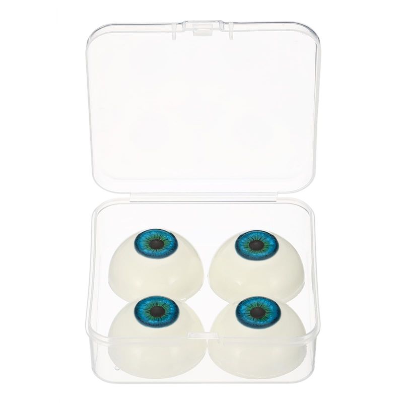 PATIKIL 32 mm Realistic Eyes Big Eyeballs, 2 Pair Acrylic Scary Half ...