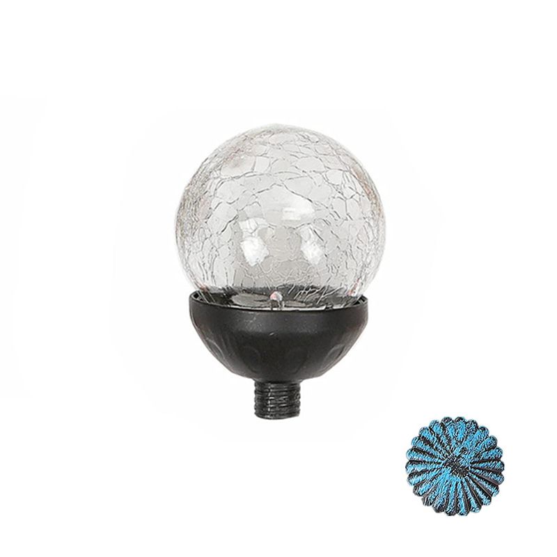 Solar Powered Glass Ball+Accessories - for Solar Wind Spinner ...