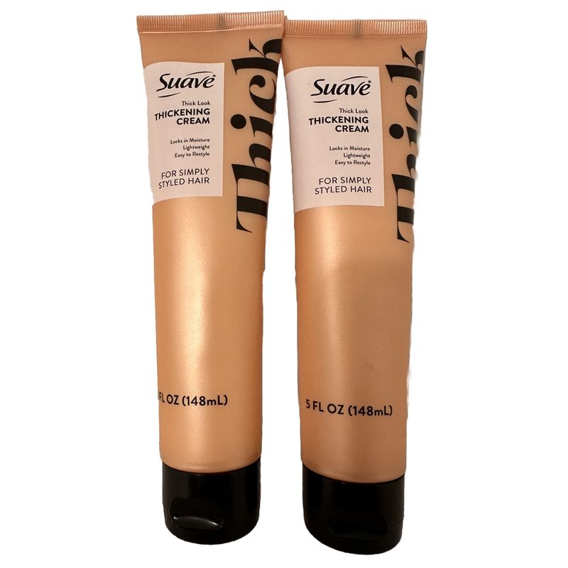 2 Pack Suave Thick Look Thickening Cream Lock In Moisture Lightweight ...