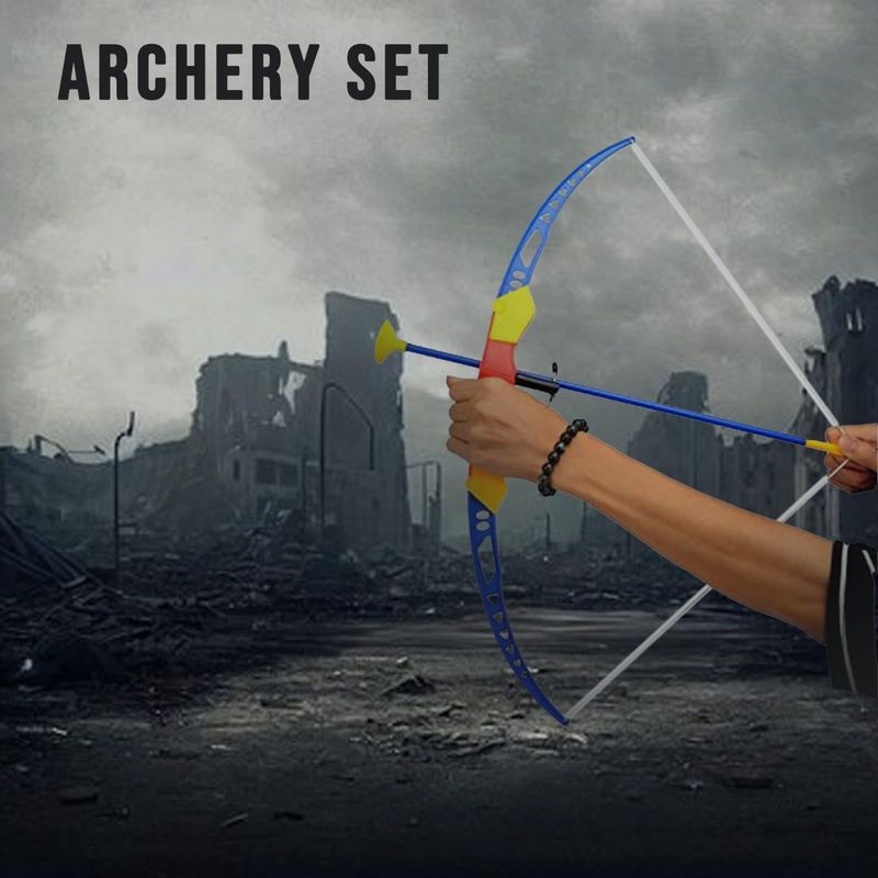 PEBBLE HUG Archery Set with 6 Suction Cups Arrows, Bow and Arrow for ...