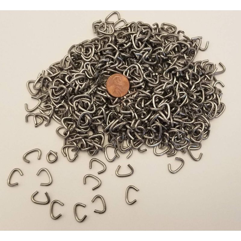 3/8 Stainless Steel Hog Rings for Crab pots, Cages, Traps, Fencing ...