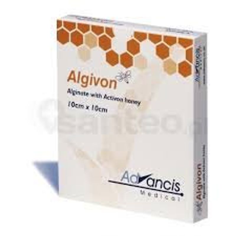 Algivon Plus 10cm x 10cm alginate CR4225 x5 dressings by Advancis ...