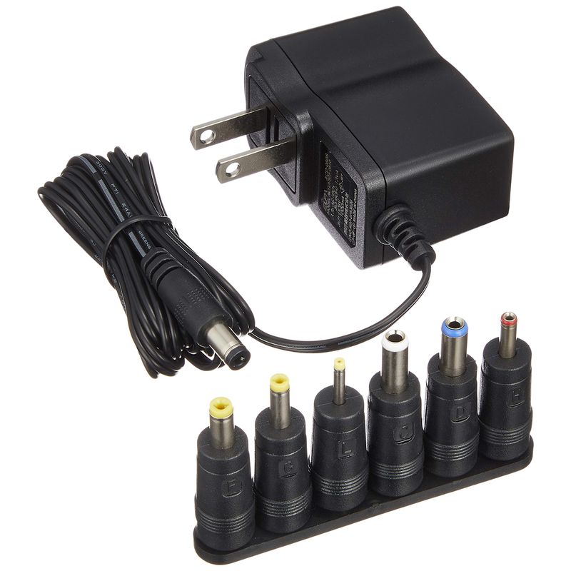 エルパ(ELPA) AC-DCマルチアダプター 変換アダプタ AC100V 50/60Hz 定格出力:DC6V/1000mA 約1.8m ACD-060S - Online ...