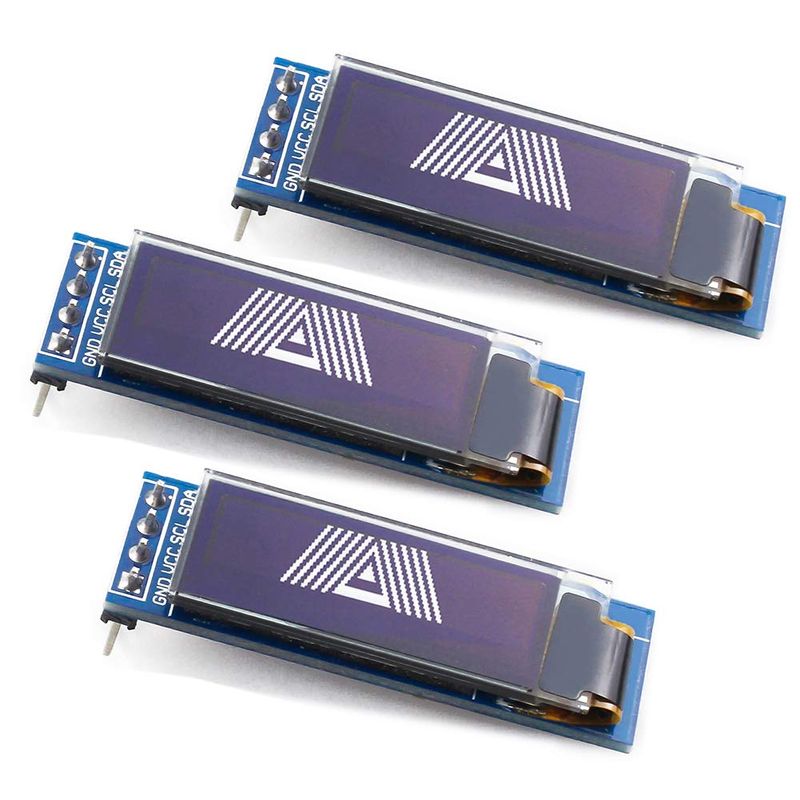 WayinTop 0.91 Inch OLED Display I2C SSD1306 OLED LCD 128x32 3.3V-5V ...