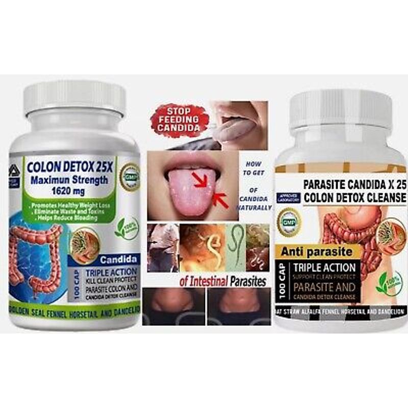 Parasite Detox Colon Cleanse Constipation Relief and Probiotics for ...
