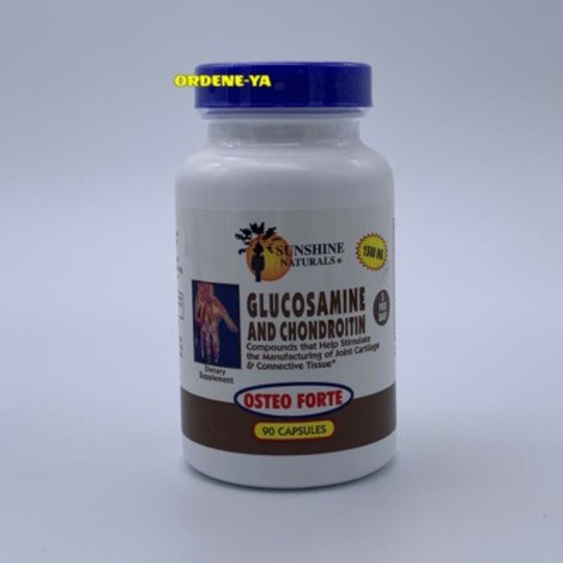 Glucosamine Chondroitin 1500mg Osteo Forte Bee Therapy Joint Control ...