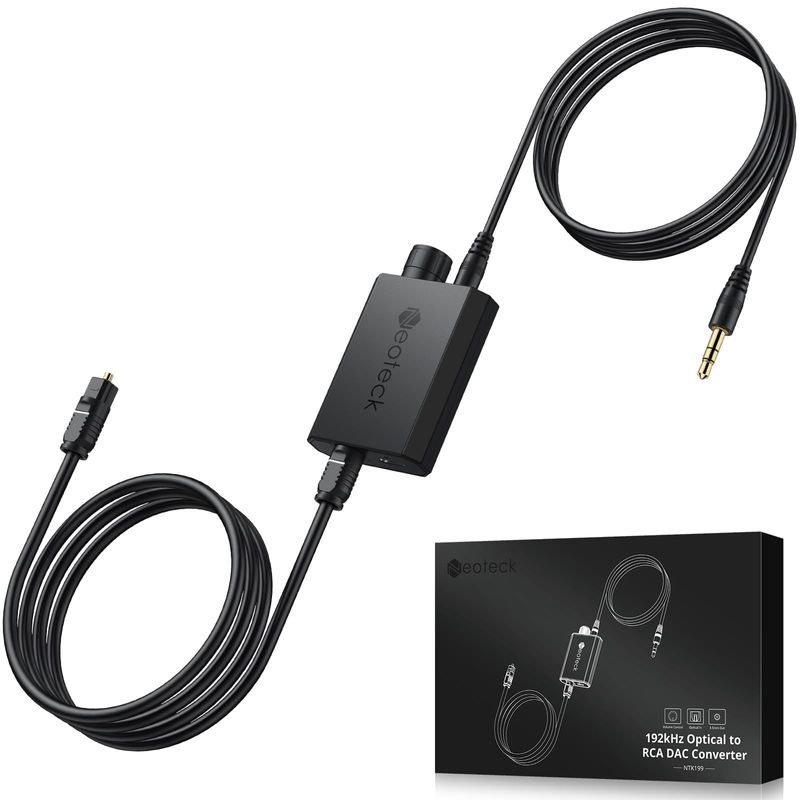 Neoteck 192kHz Digital to Analog Converter with Volume Adjustment ...