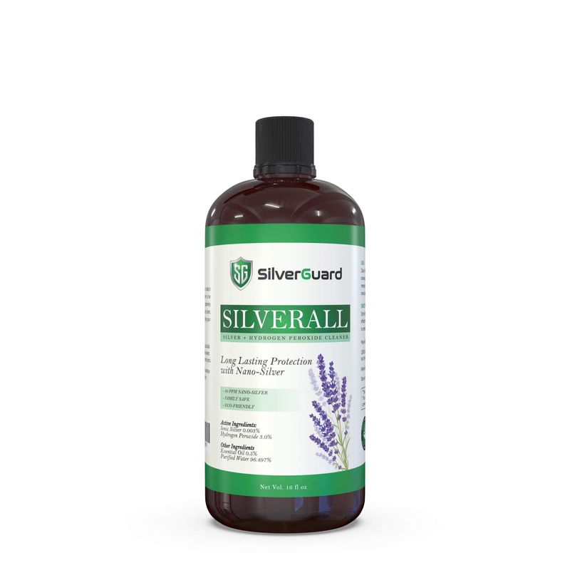 SilverAll | Hydrogen Peroxide Cleaner + Active Colloidal Silver | Food ...
