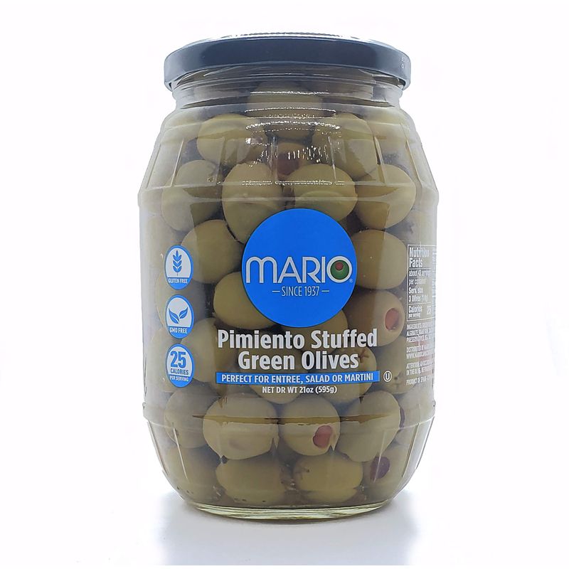 Mario Camacho Foods Manzanilla Spanish Olives, 21 Ounce (Pack of 6 ...