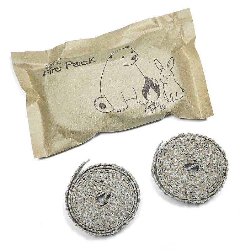 Sparkpia Fire Pack, Tape-type Fire Starter, 2 Rolls, Camping, Barbecues ...