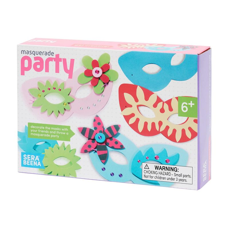 Serabeena Masquerade Mask for Kids - Masquerade Mask Kit for Girls ...