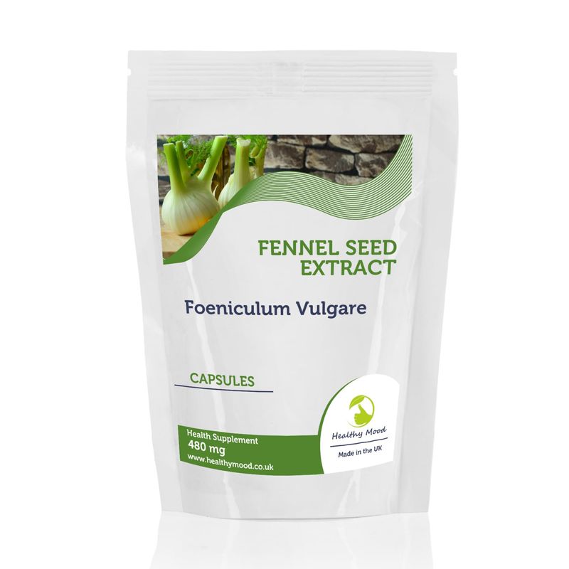 Fennel Seed Extract 480mg Foeniculum Vulgare x60 Capsules - Online ...