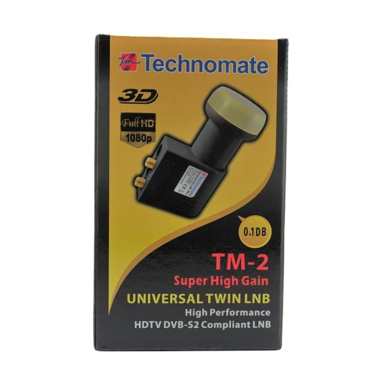 Technomate TM-2 0.1 dB Universal Twin Super High Gain LNB - Online ...