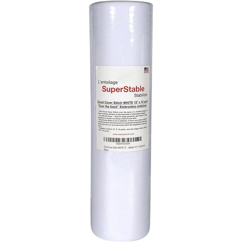 Superpunch Cloud Cover Stitch 12 inch x 10 Yard Roll, SuperStable ...